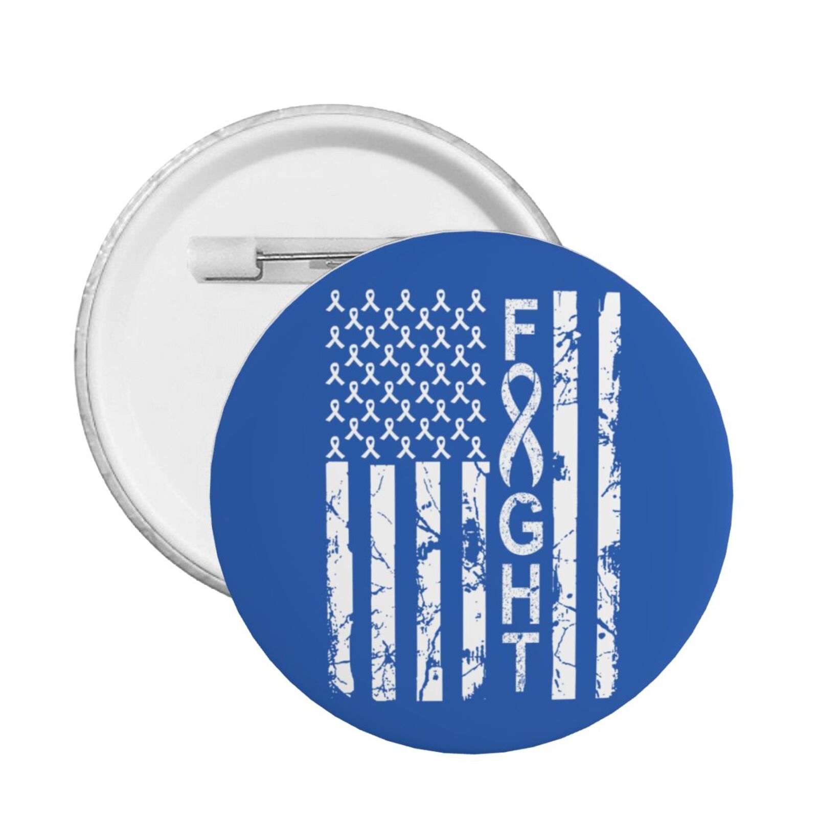 Lung Cancer Awareness Month Circular Button Fashion Badge Decoration ...