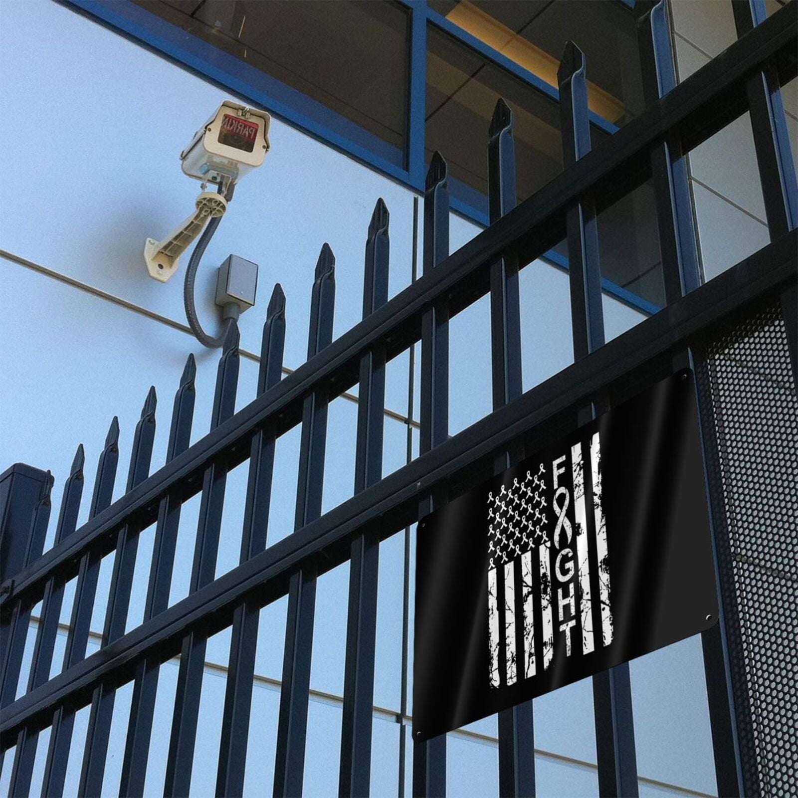 Lung Cancer Awareness Month Sign 12x8in Indoor Outdoor Metal ...