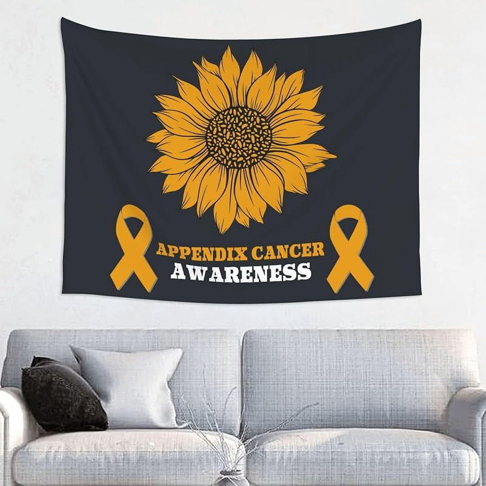 Lung Cancer Awareness Tapestry Poster 29 x 37 inches Home Decor, Wall ...