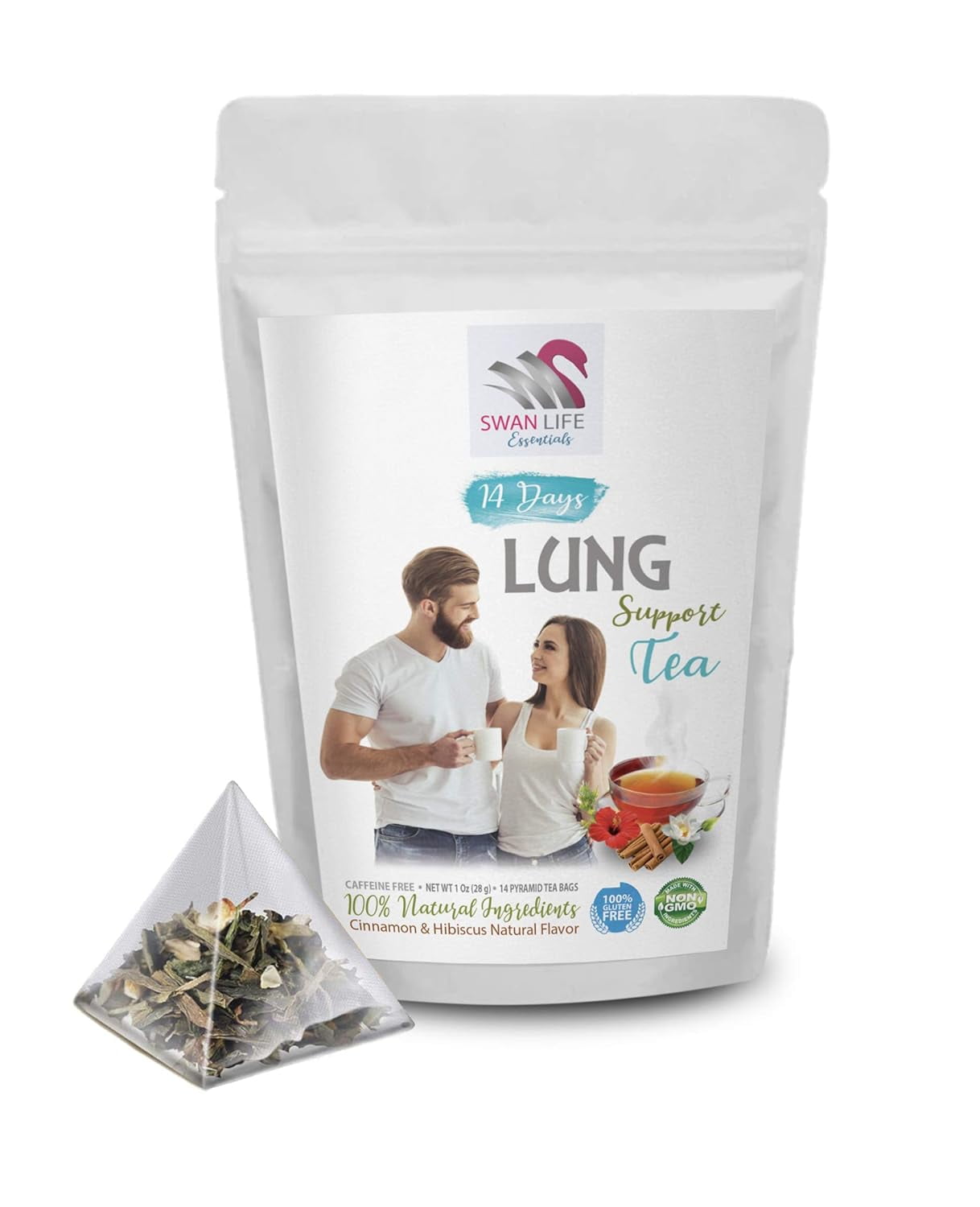 Lung Cleanse & Detox for Respiratory Support - RESPIRATORY & LUNG SUPPORT TEA 14 DAYS ...