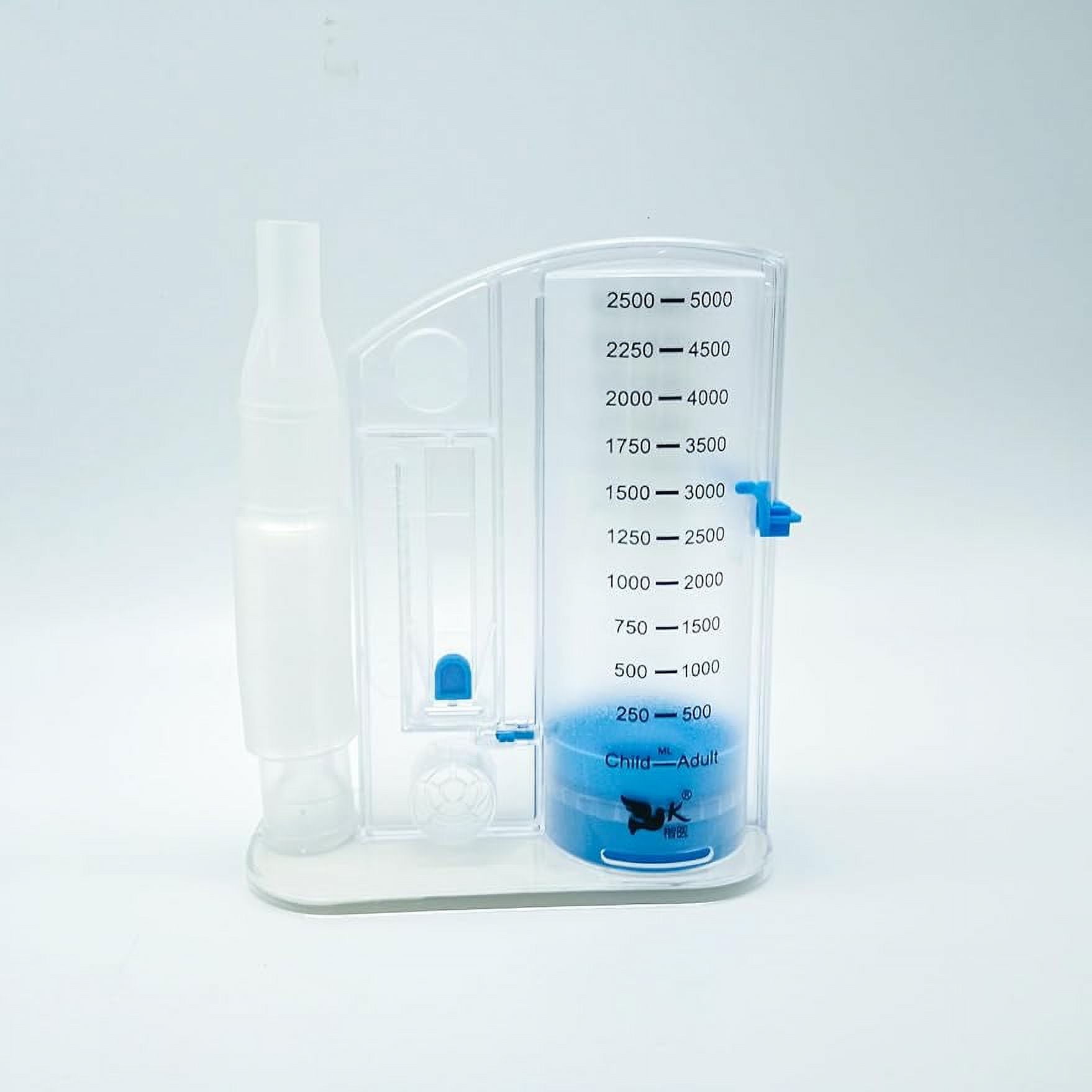 Lung Exerciser Device, Breathing Trainer - 5000ML Inhale Volume ...