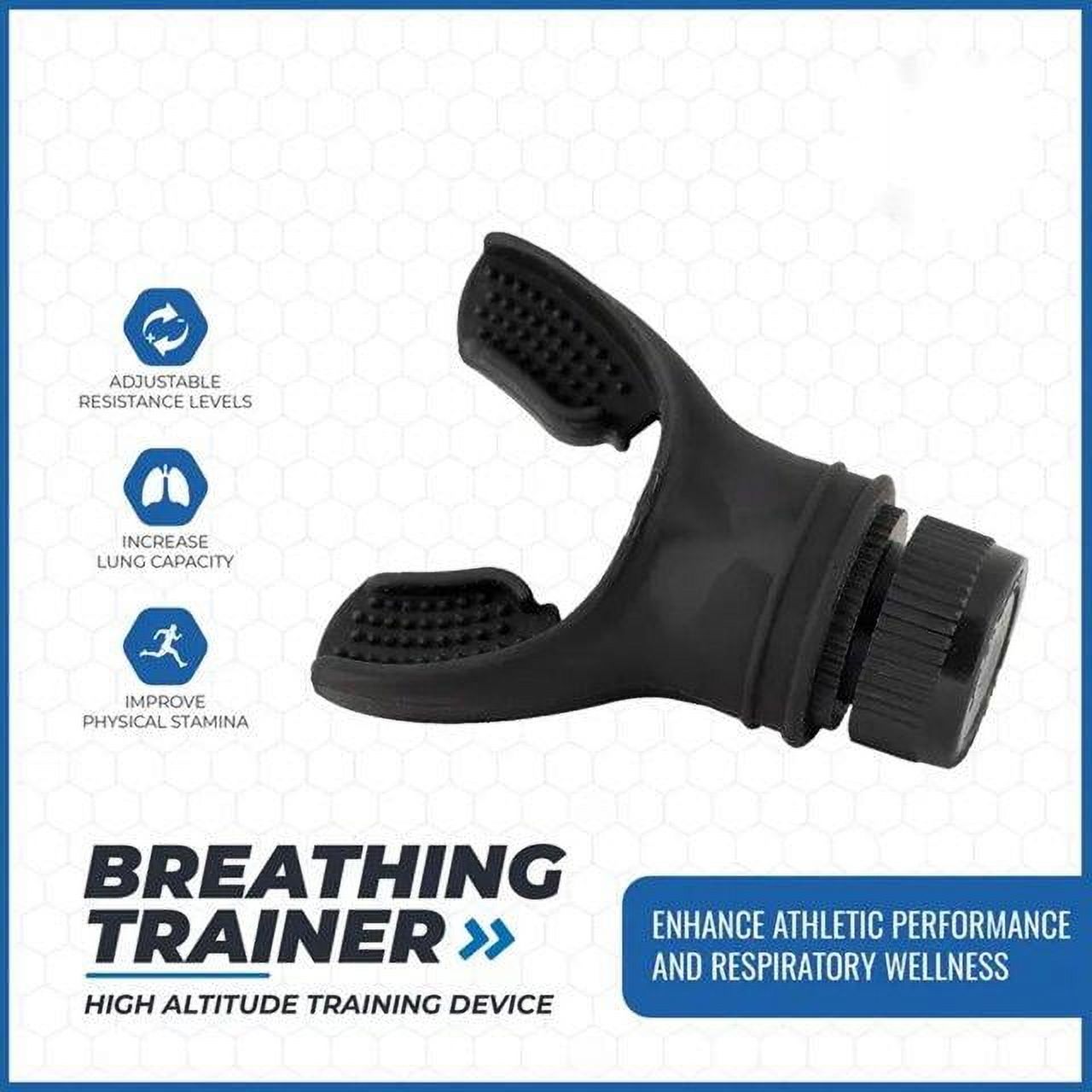 Lung Fitness Trainer for Breathing Exercise - Adjustable Strength ...