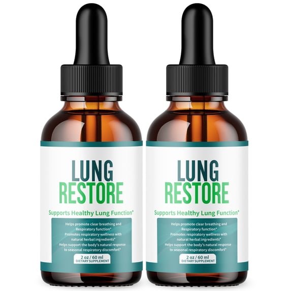 Lung Restore Respiratory Blend Drops Advanced Formula Lung Support ...