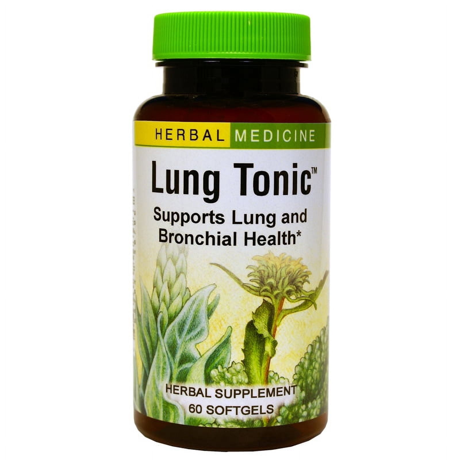 Herbs, Etc. Lung Tonic Softgels 60 Count Supports Lung Health ...