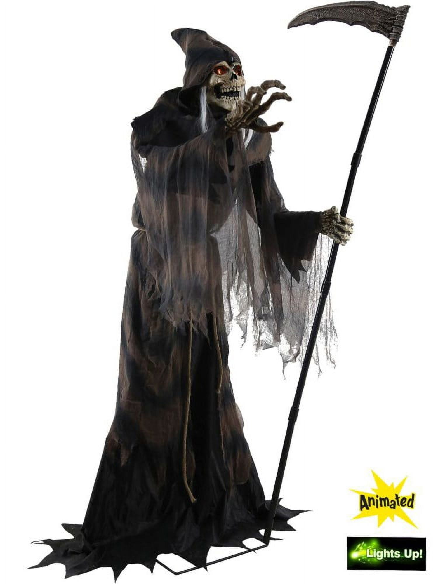 Halloween Special - Animated Lunging Reaper Prop with Lights and Sound ...