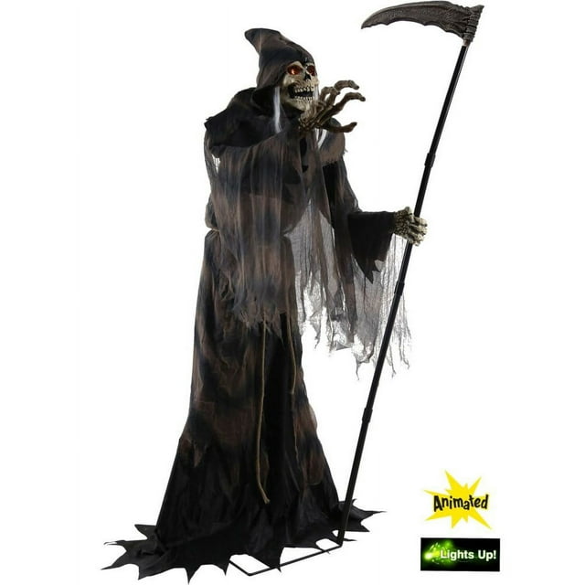 Halloween Special - Animated Lunging Reaper Prop with Lights and Sound ...