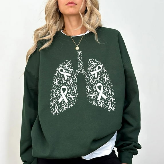 Lungs Cancer Awareness Shirt, Ribbon Cancer Shirt, Lungs Shirt, Lung ...