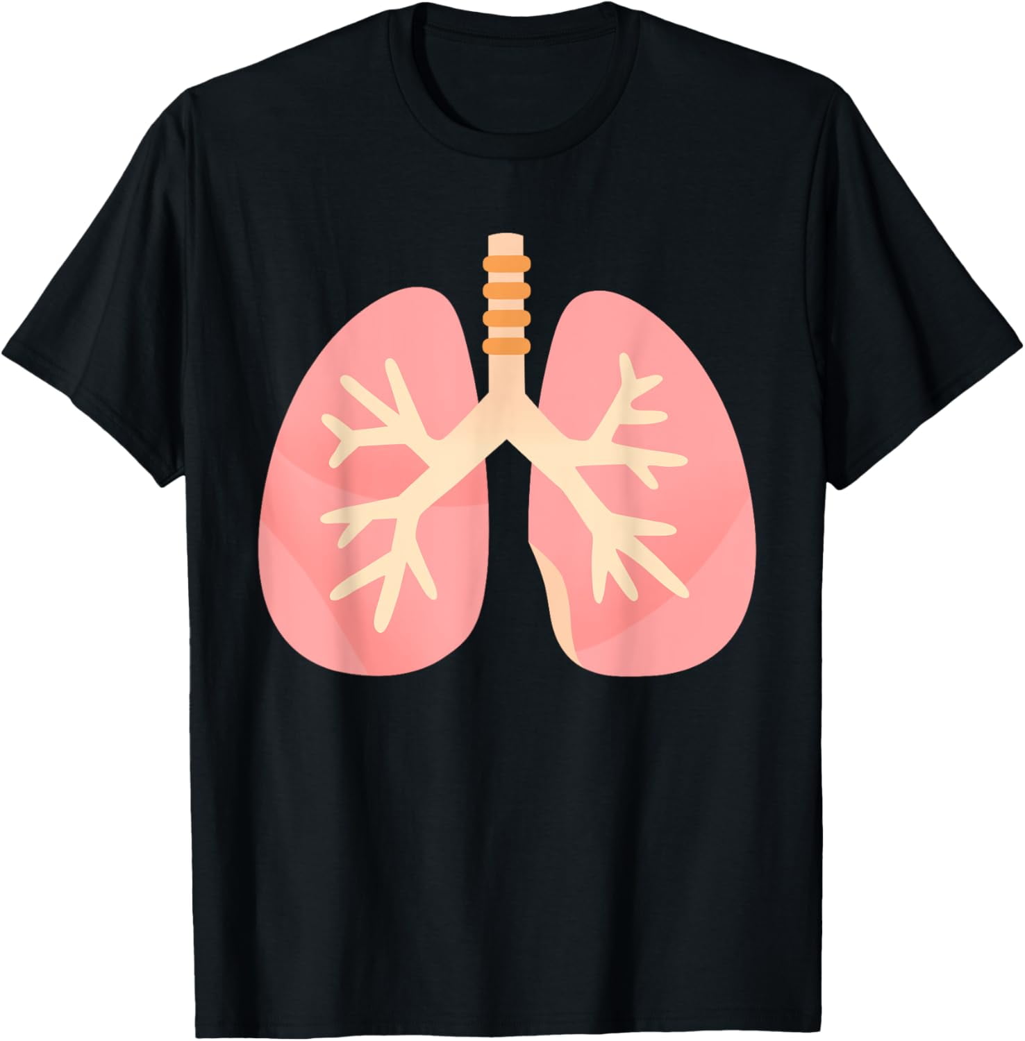 Lungs anatomical lungs Costume T-Shirt men and women can wear, black ...