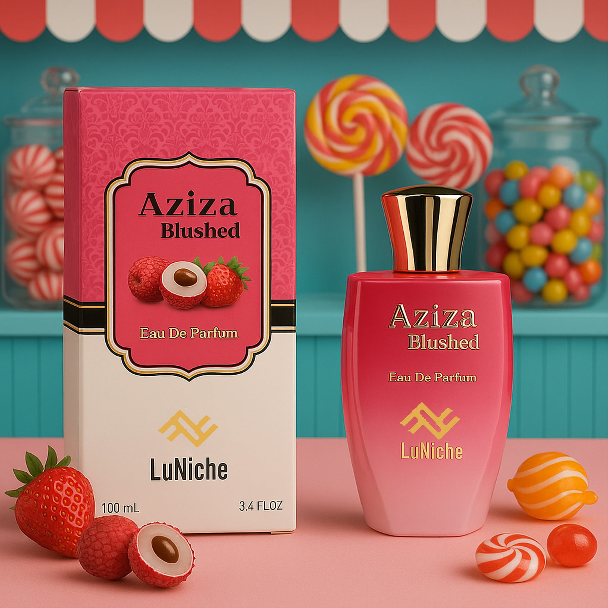 Luniche Unisex Aziza Blushed EDP Spray 3.4 oz Fragrances 850068869411 ...