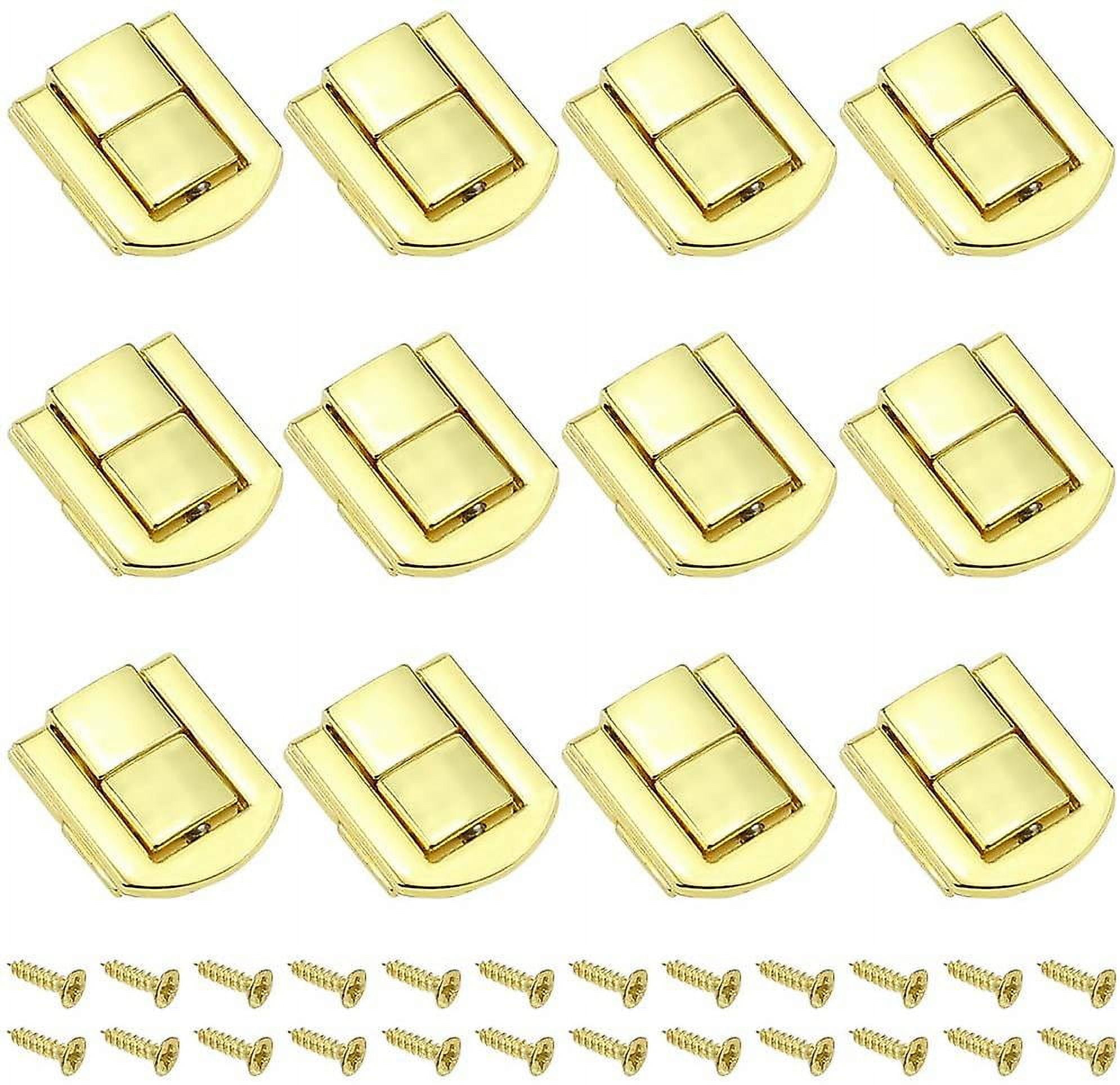 Luniquz 12 Pieces Toggle Latch Case Luggage Clasp Wood Latch Lock ...