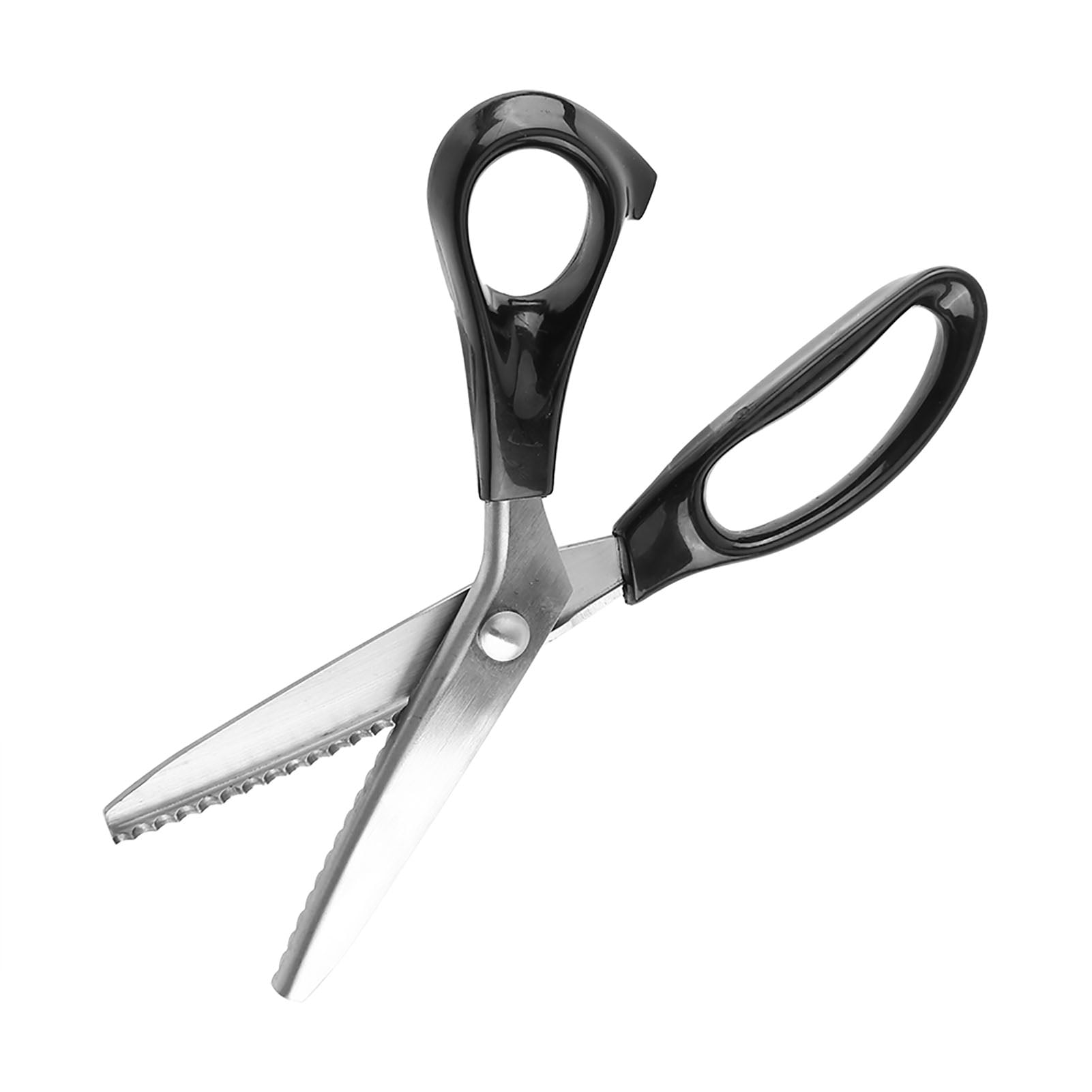 Luniquz Fabric Pinking Shears Craft Scissors，Serrated Scalloped ...