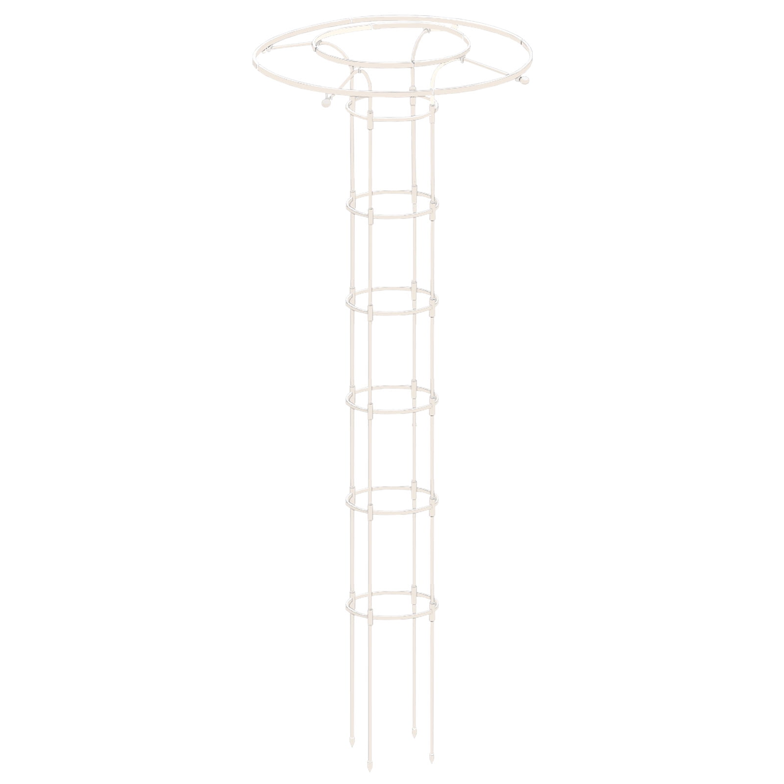 Luniquz Garden Plant Support Cages,Metal Garden Obelisk Outdoor Rose ...