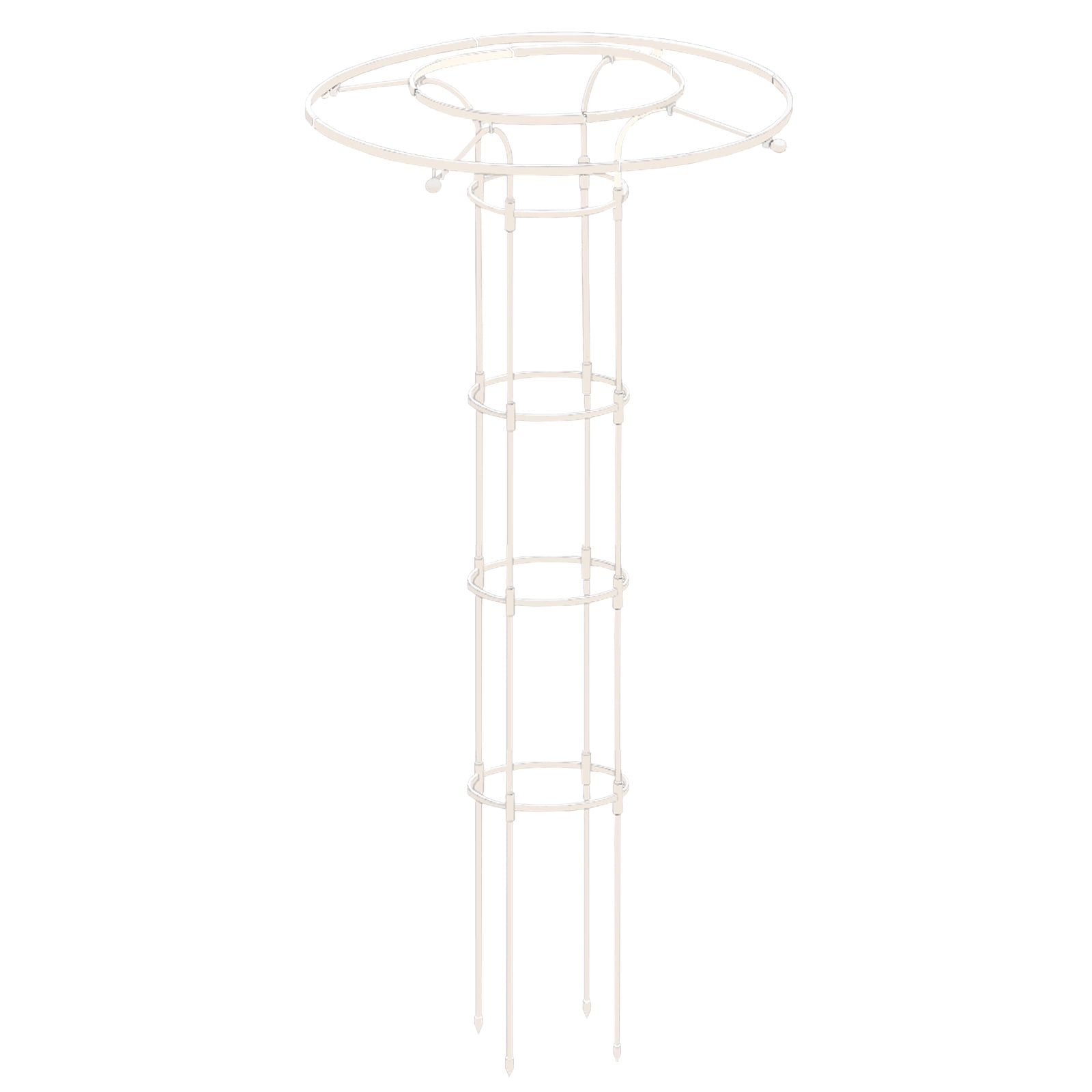 Luniquz Garden Plant Support Cages,Metal Garden Obelisk Outdoor Rose ...