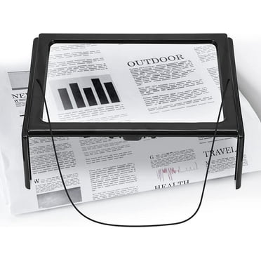 Eye Candy LED Large Travel 2 Pack Full-Page Book Magnifier, Magnifies ...