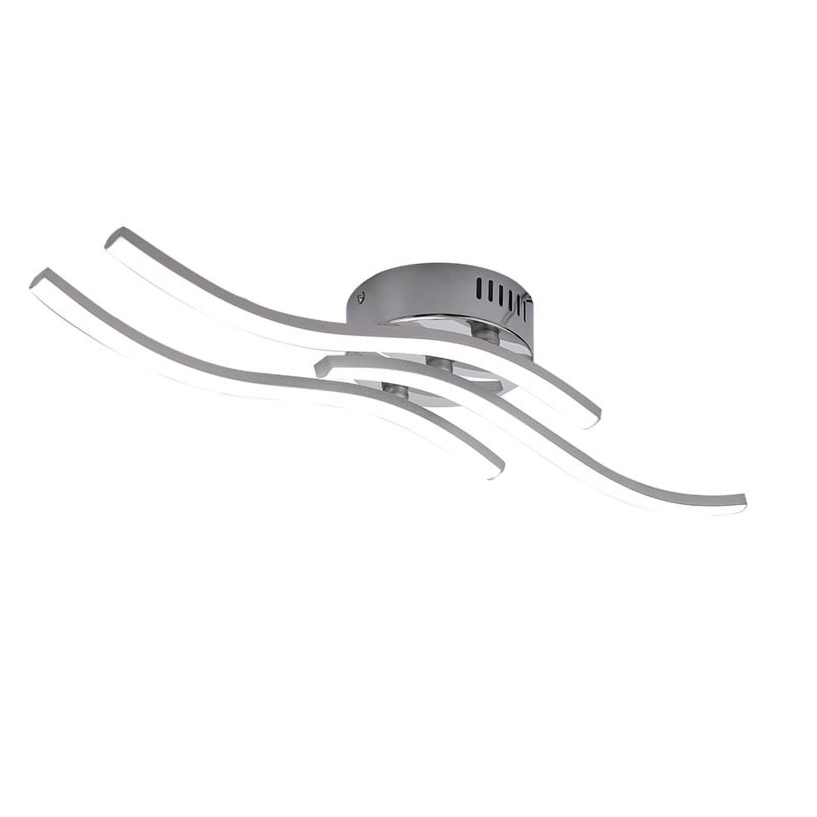 Luniquz LED Ceiling Light, 18W Modern Led Light for Bedroom 3 LED ...