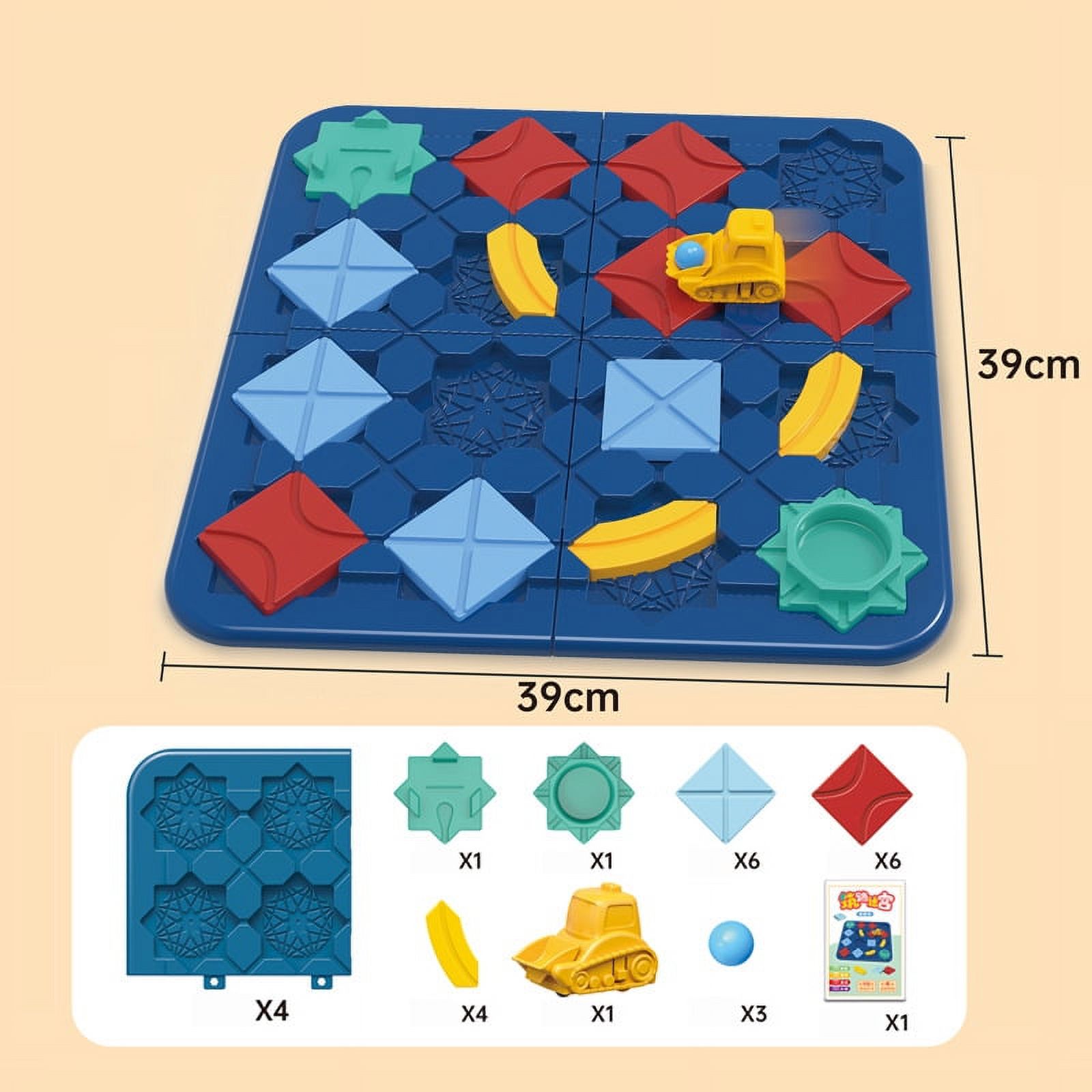 Luniquz Logical Road Builder Games, STEM Family Board Game, Large ...