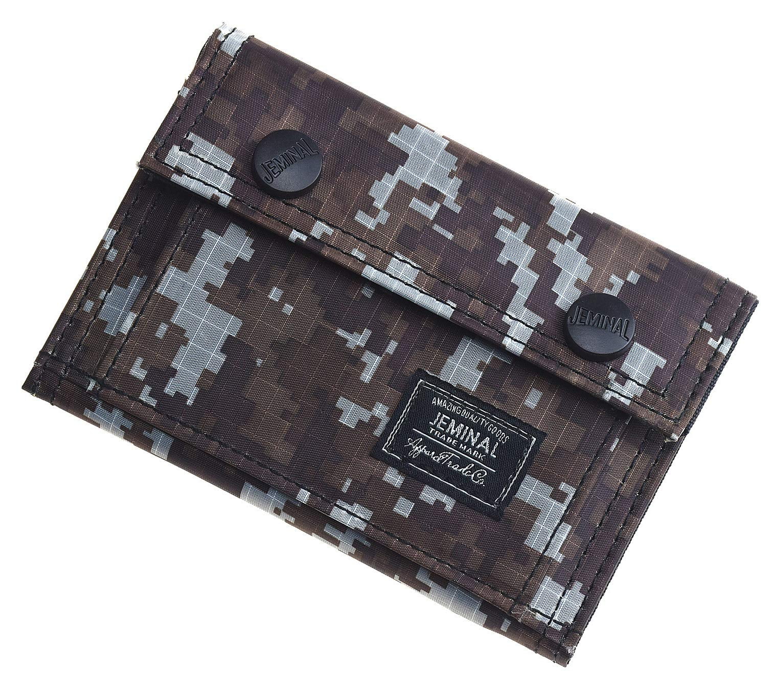 Luniquz Men'S Camo Printed Bifold Wallet Teens Boys Wallets For Kids ...