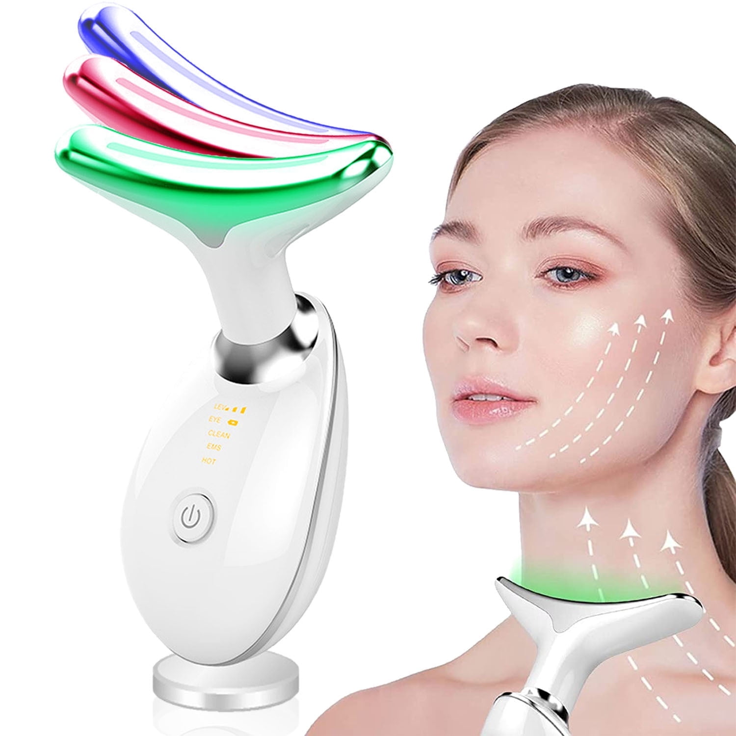 Luniquz Red Light Therapy for Face, 3-in-1 Firming Removal Facial ...