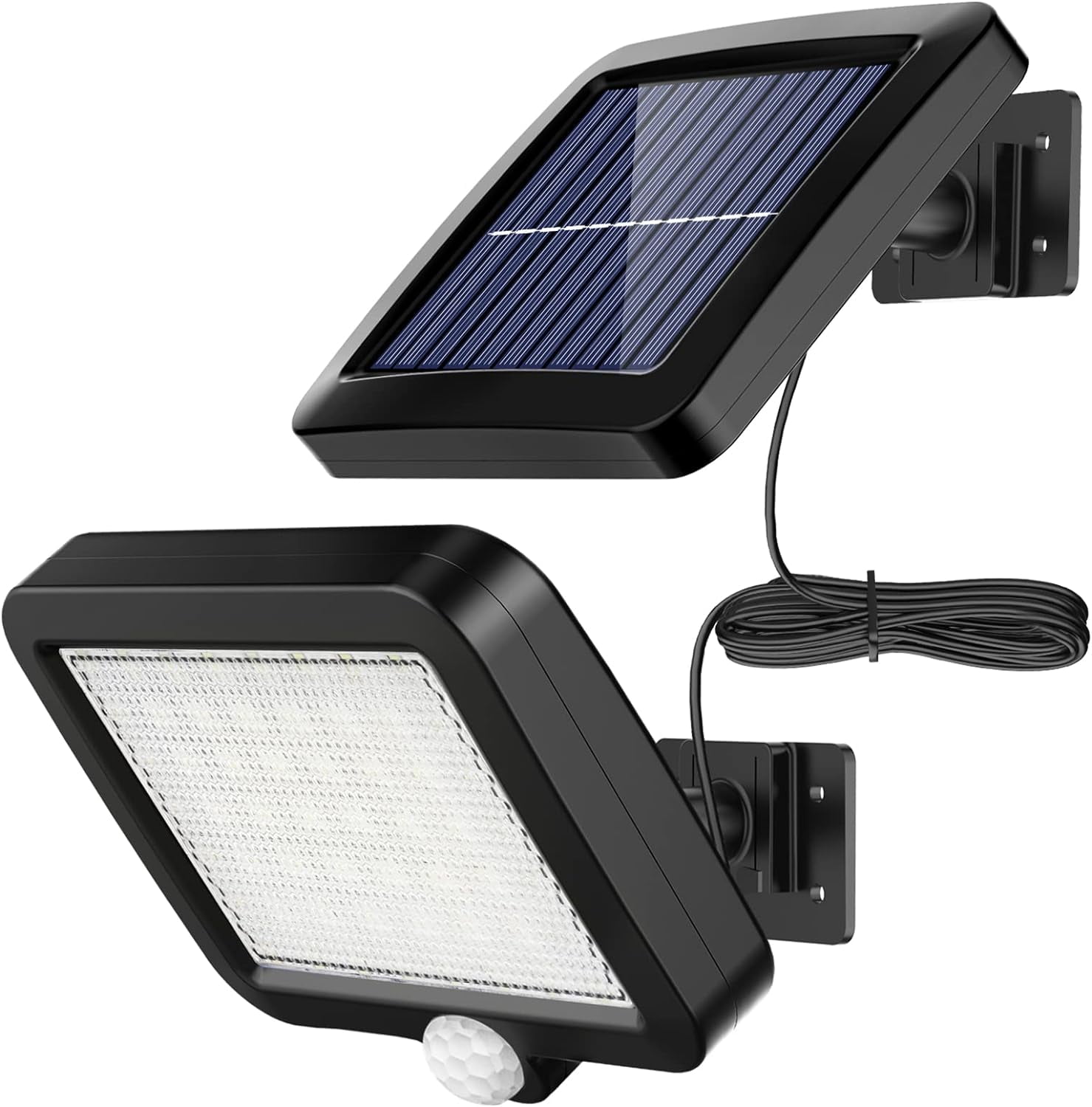 Luniquz Solar Motion Sensor Lights Outdoor Indoor with Separate Solar ...