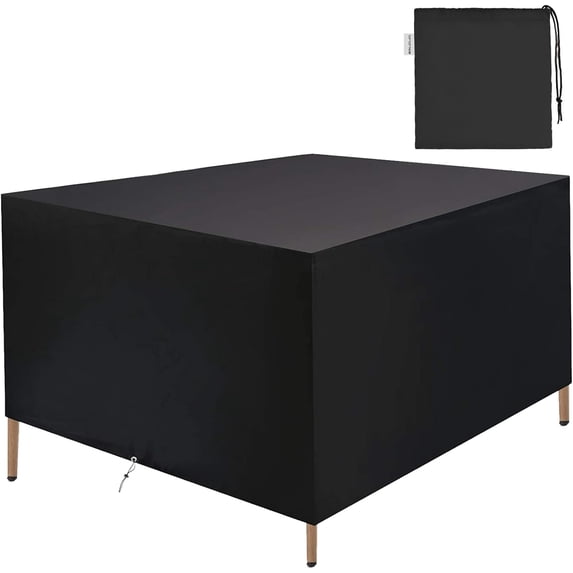 Luniquz Square Patio Table Cover, 48 Inch Water-Resistant Outdoor Patio ...