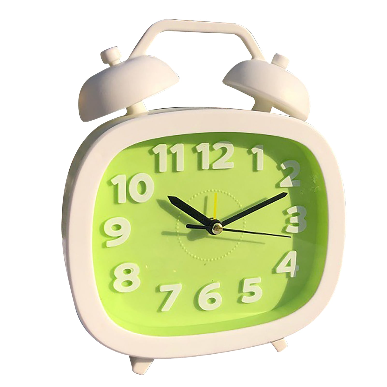 Luniquz Twin Bell Loud Alarm Clock DIY Battery Powered Vertical Alarm ...