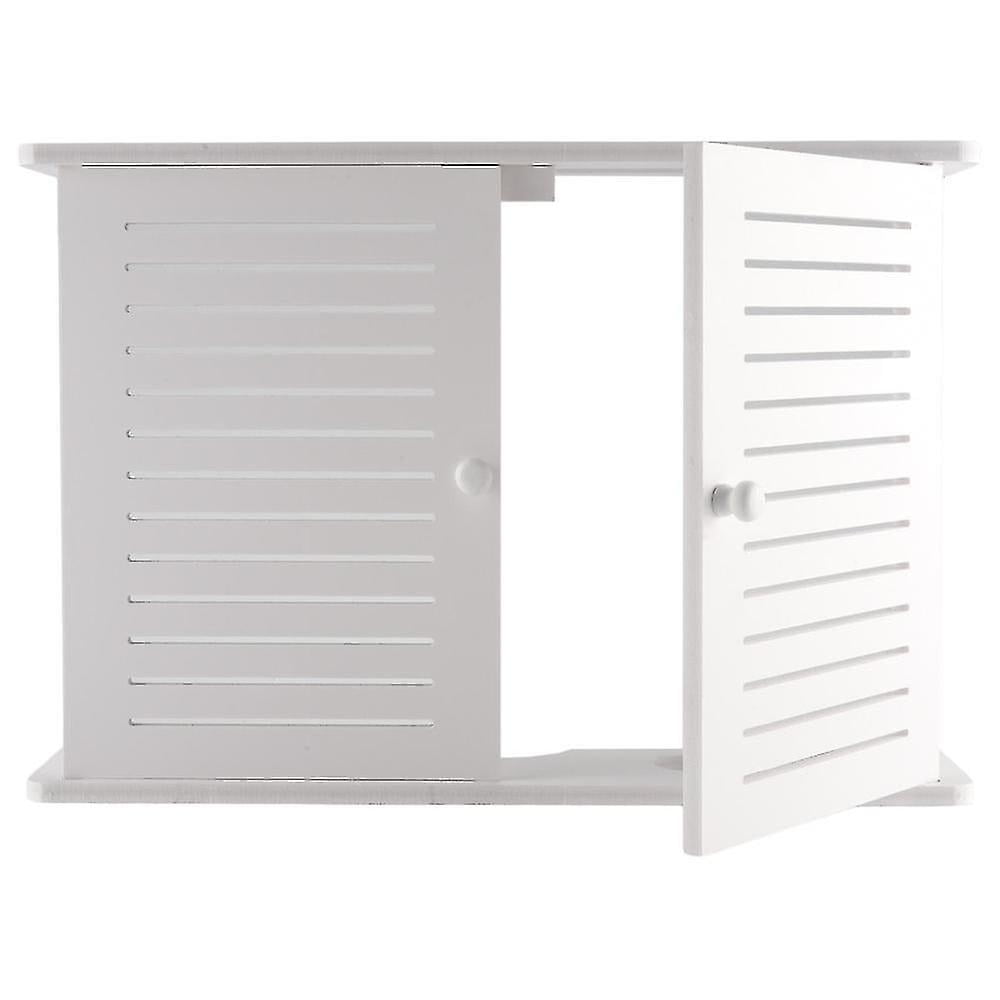 Luniquz WiFi Storage Box Wall Mount WiFi Router Box Hider Decorative ...