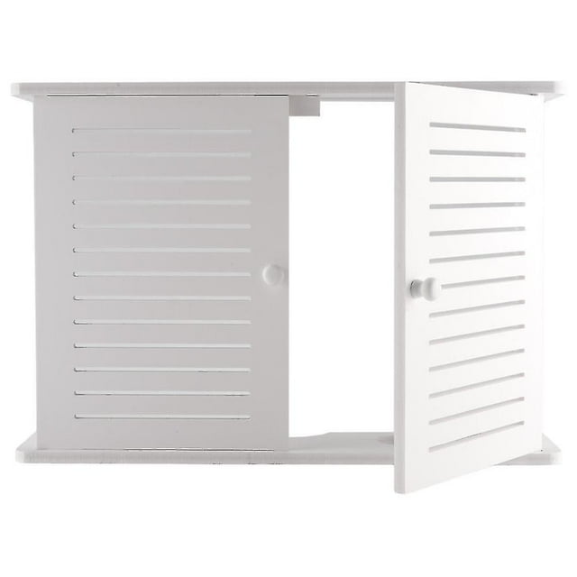 Luniquz WiFi Storage Box Wall Mount WiFi Router Box Hider Decorative ...