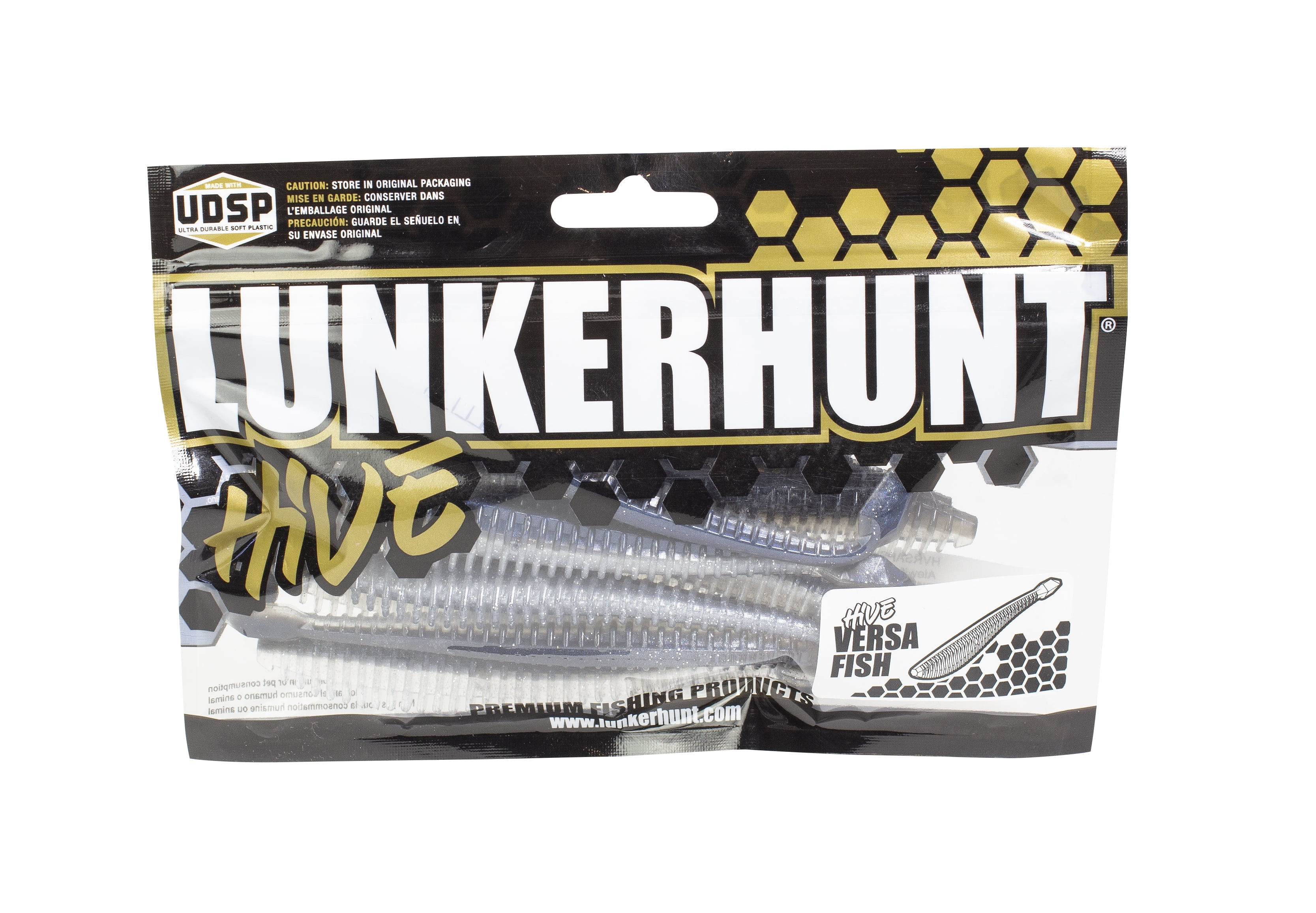 Lunkerhunt Hive Versa Fish 4.5in Alewife Durable Soft Plastic Fishing ...