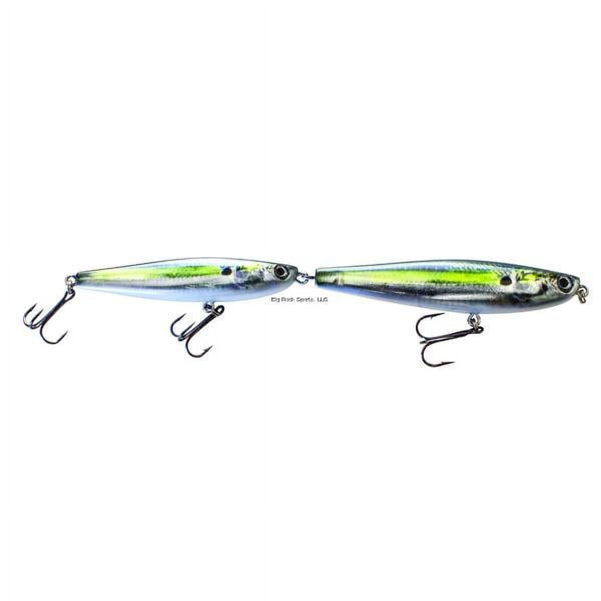 Lunkerhunt Link Floating Stick Bait, 6.75", 5/8oz, Threadfin Shad ...