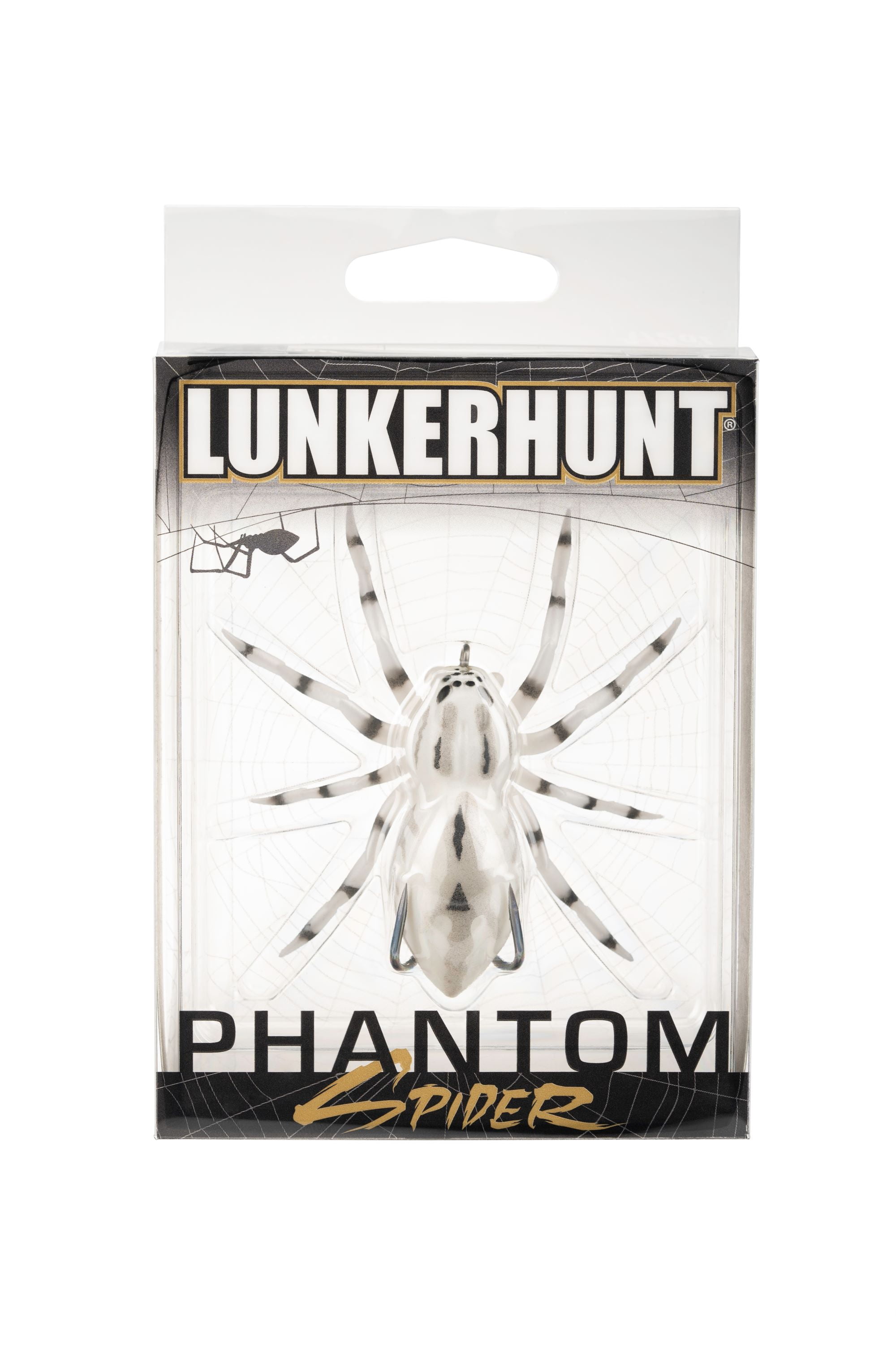 Lunkerhunt Phantom Spider, White Wolf, 2.25in, 1/2oz - Walmart.com