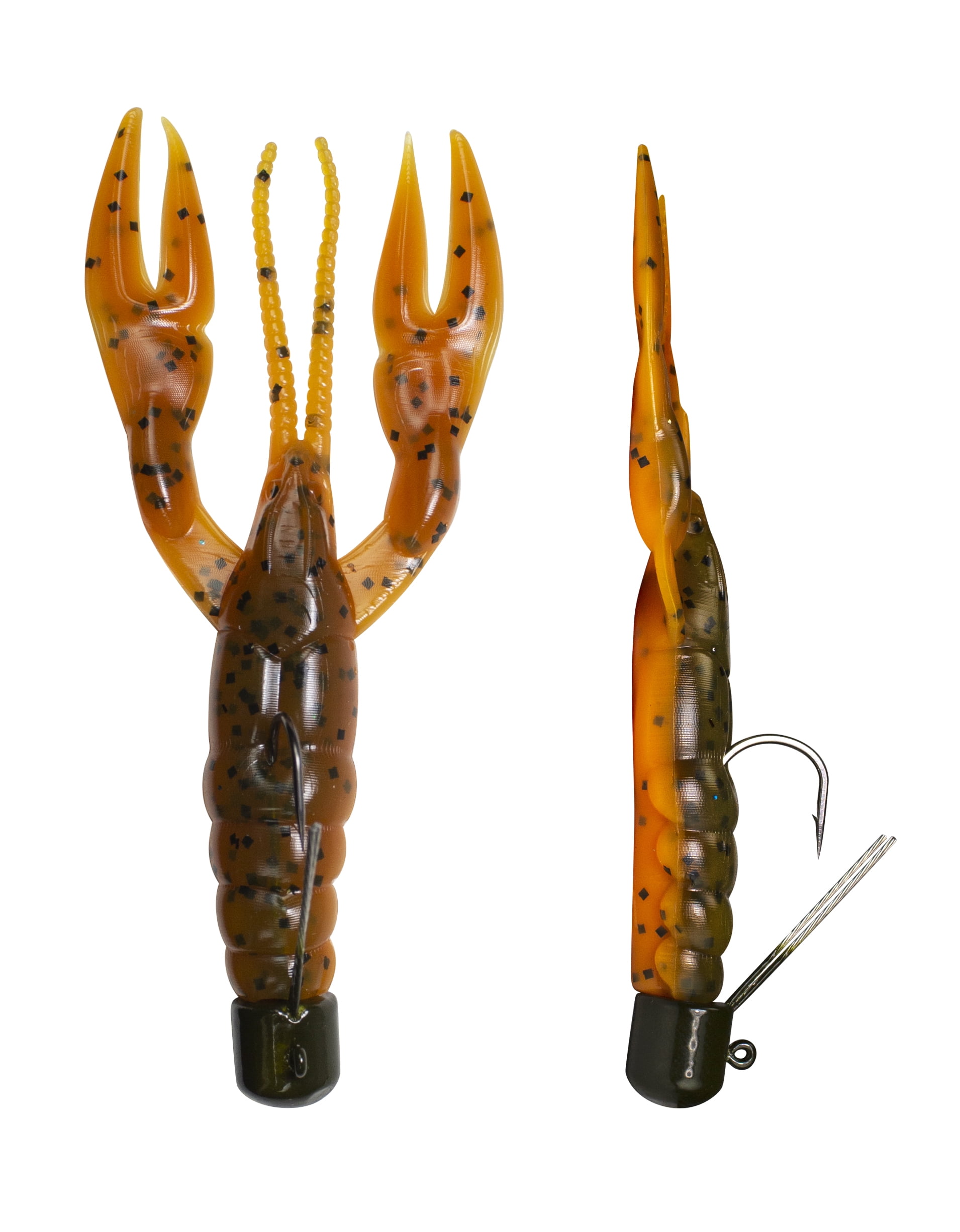 Lunkerhunt Pre-Rigged Finesse Craw - Bama Craw - 3in,1/4oz,Soft Baits ...