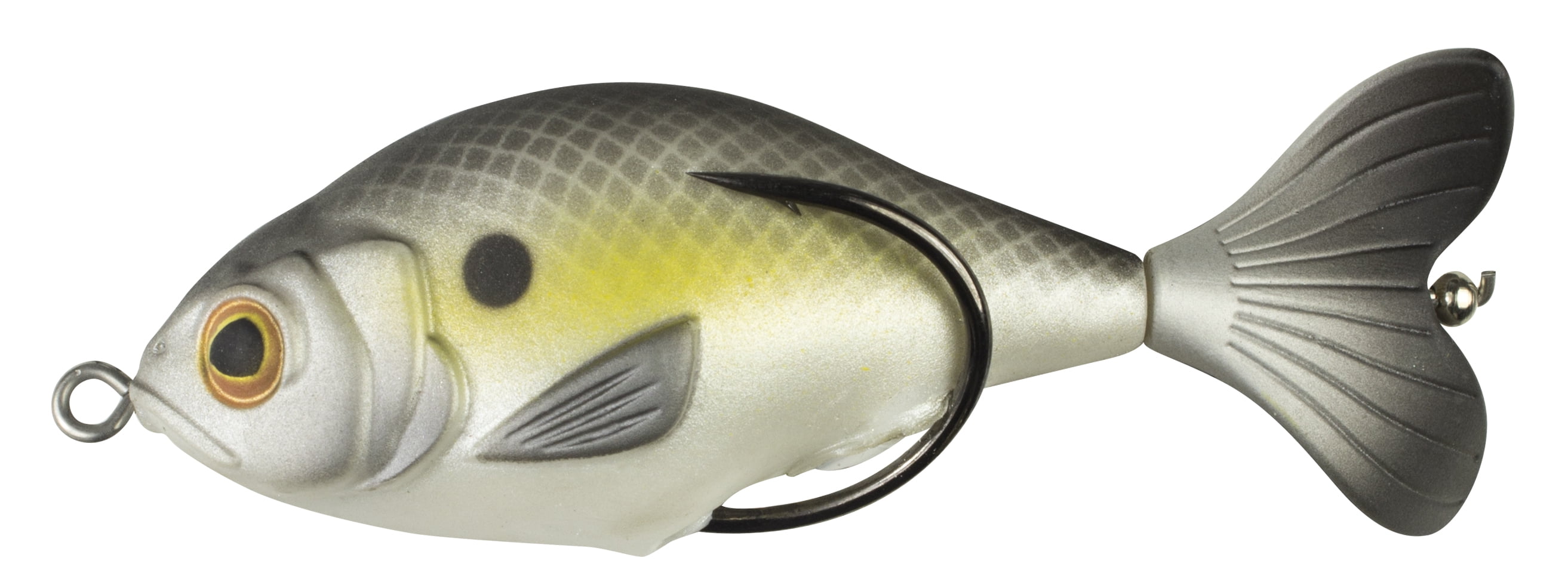 Lunkerhunt Prop Fish Shad, Topwater Bait, Gizzard, 3.5 in, 1/2 oz ...