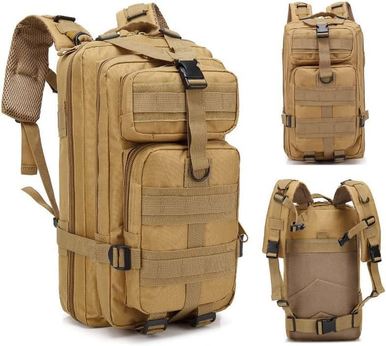 Lunuaoe 30L Military Tactical Bag Camping Outdoor EDC Travel Rucksack ...