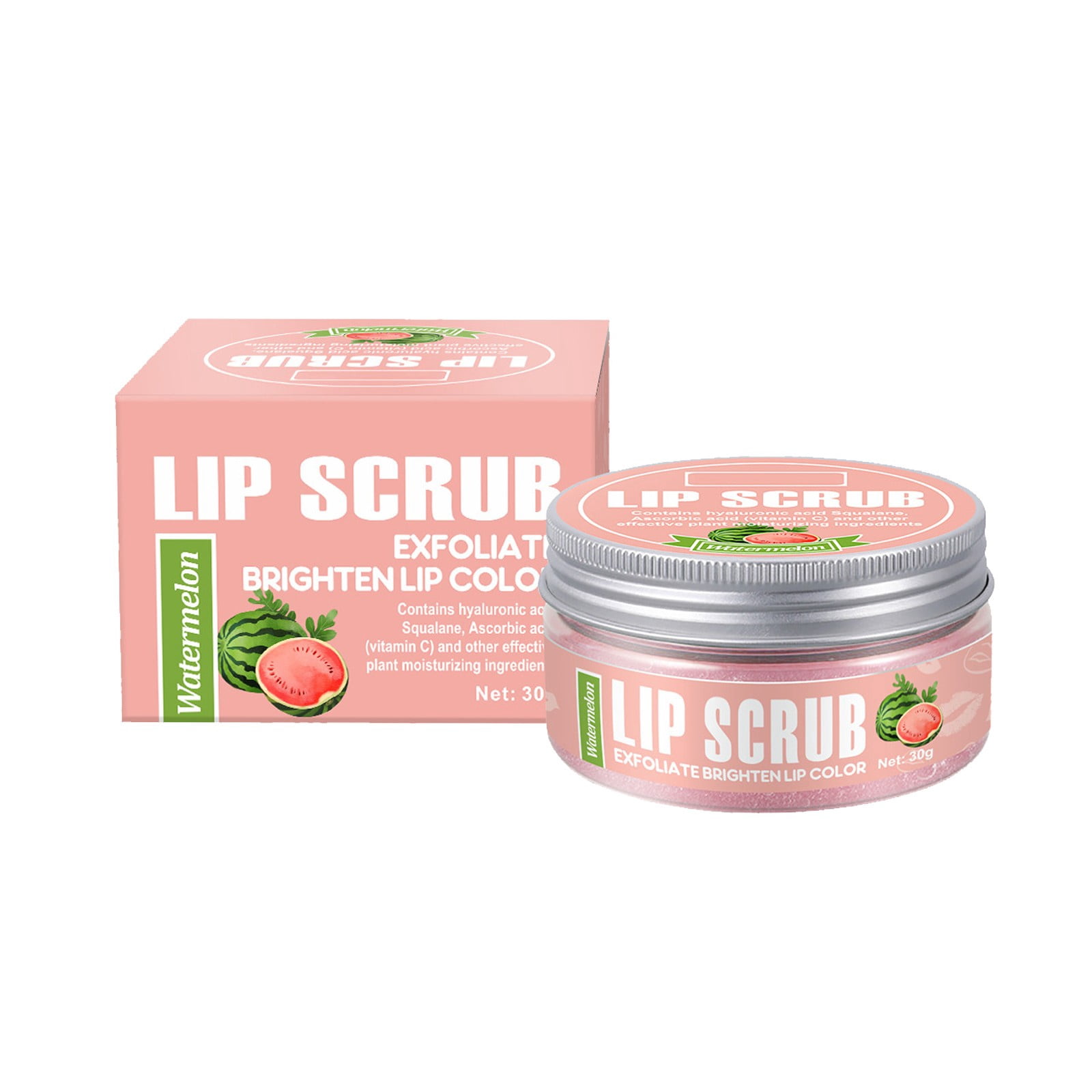 Lunuaoe Raspberry-Flavored Lip Scrub Contains Plant Squalane for ...