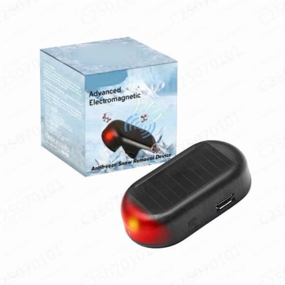 Lunxisen 4 Pcs Anti freeze Car Snow Removal Device, New Portable Solar ...
