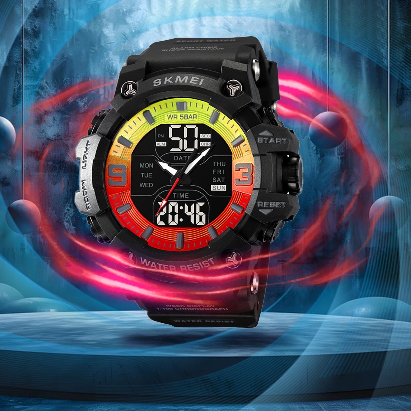 Lunxisen 1 Pcs Mens Digital Watch Ultra Thin Minimalist Sports ...