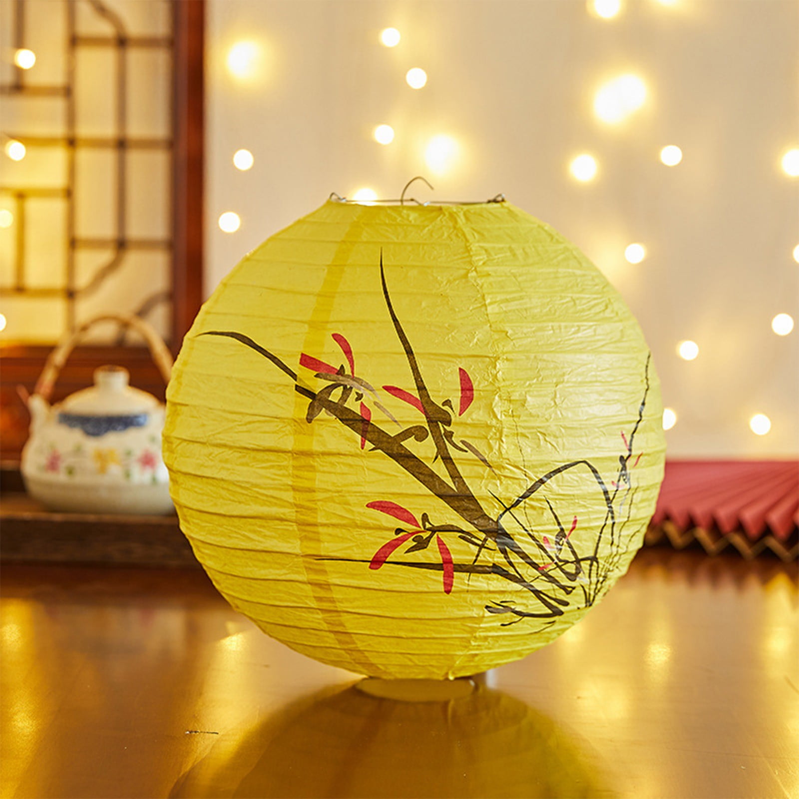 Lunxisen 1 Pcs Paper New Year Lanterns Party Lanterns Festival Red Lamp ...