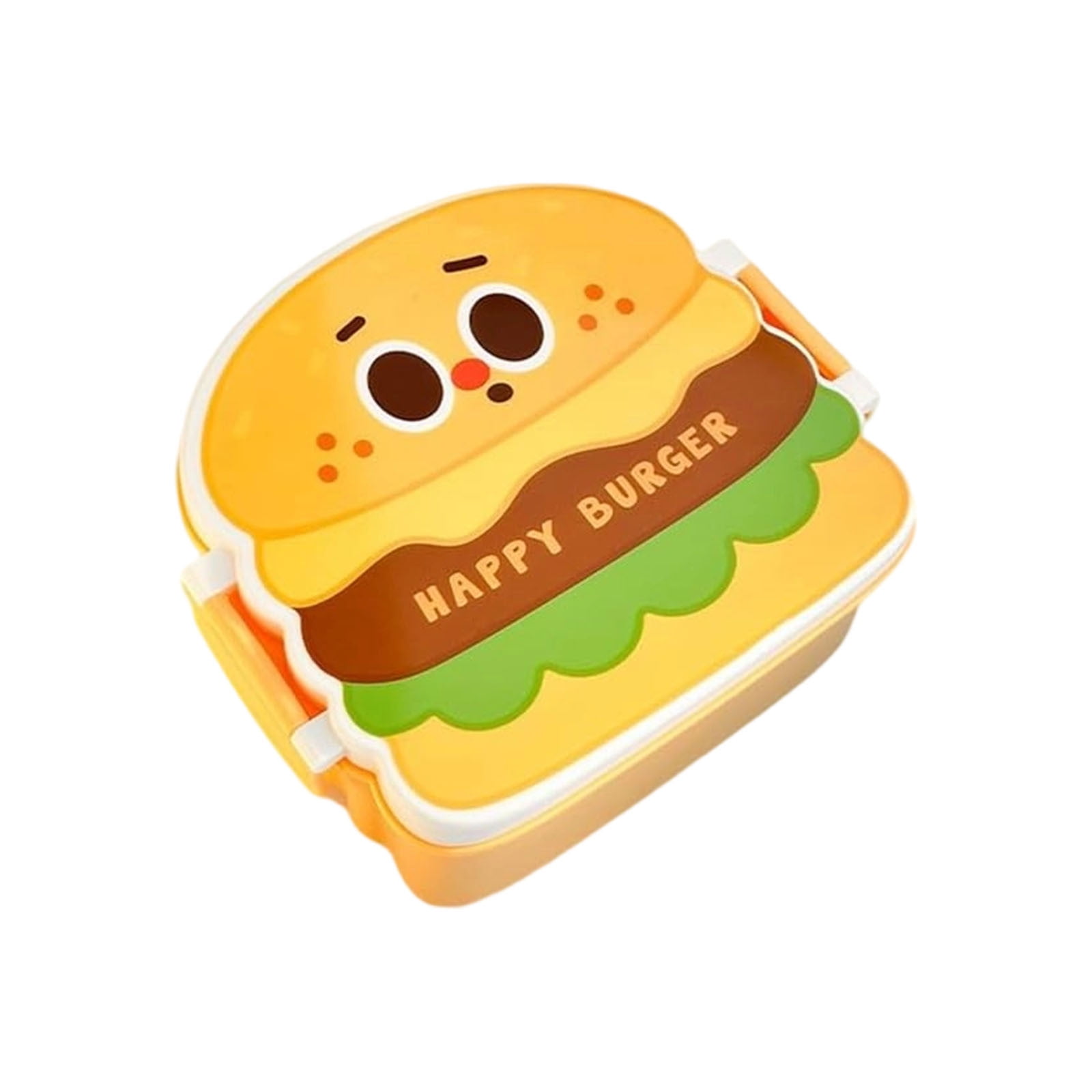 Lunxisen 2 Pcs Cute Bread Sandwich Containers Reusable Sliced Toast ...