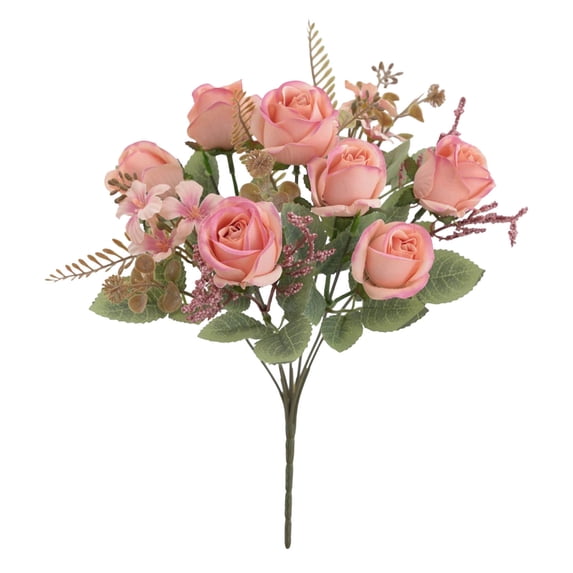 Lunxisen 2 Pcs Simulated Flower Home Decoration Wedding Handheld Flower ...