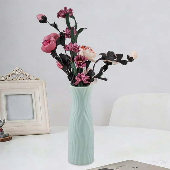 Lunxisen 3 Pcs Flower Vase Plastic Minimalist Modern Art Decorative ...