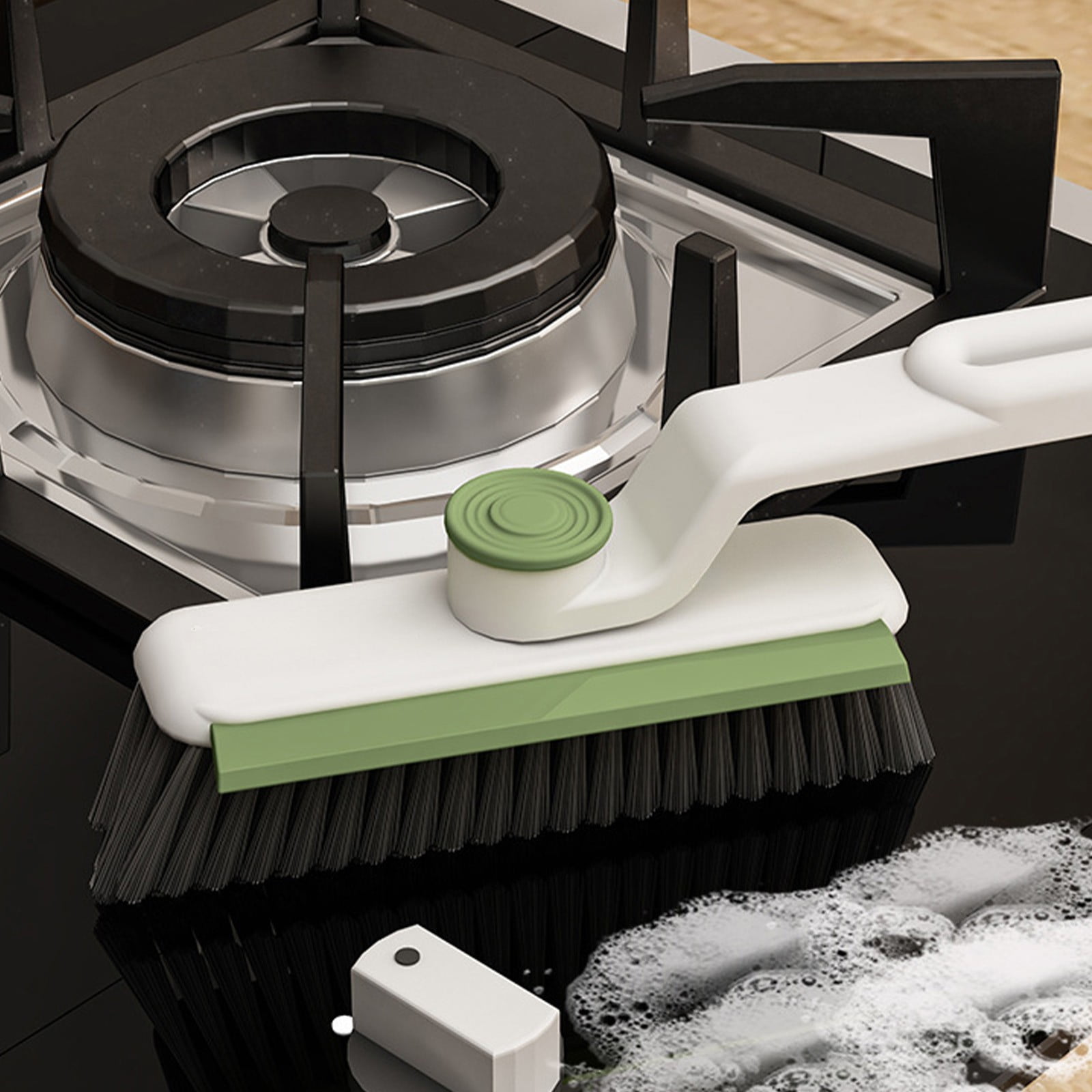 Lunxisen 4 Pcs Crevice Cleaning Brush, Hard Bristle Small Cleaning ...