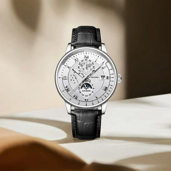 Lunxisen 4 Pcs Mens Watches Watch Analog Quartz Watch for Men Fashion ...