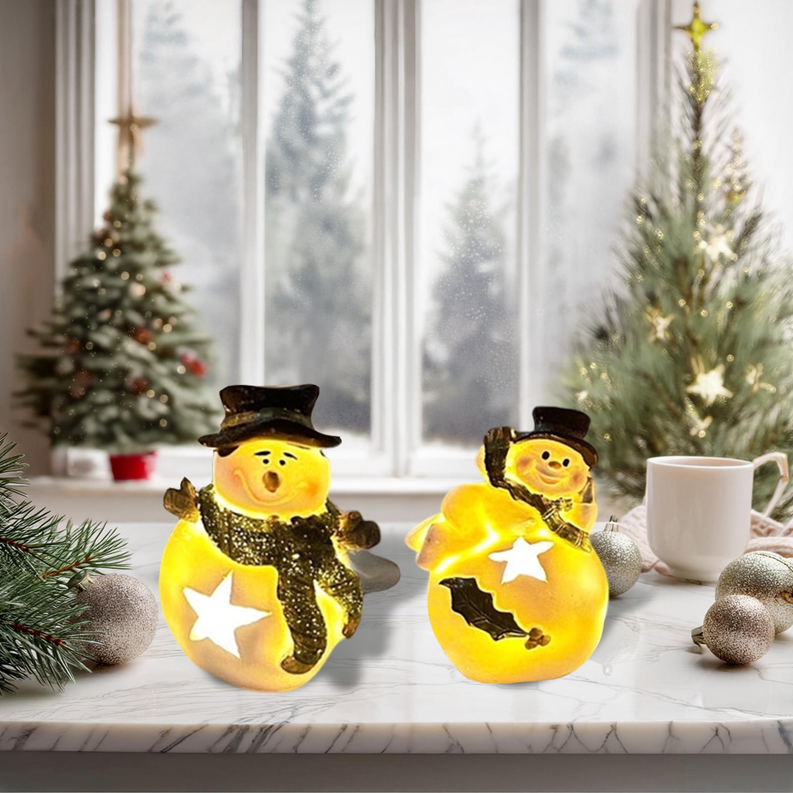 Light Up Indoor Snowman