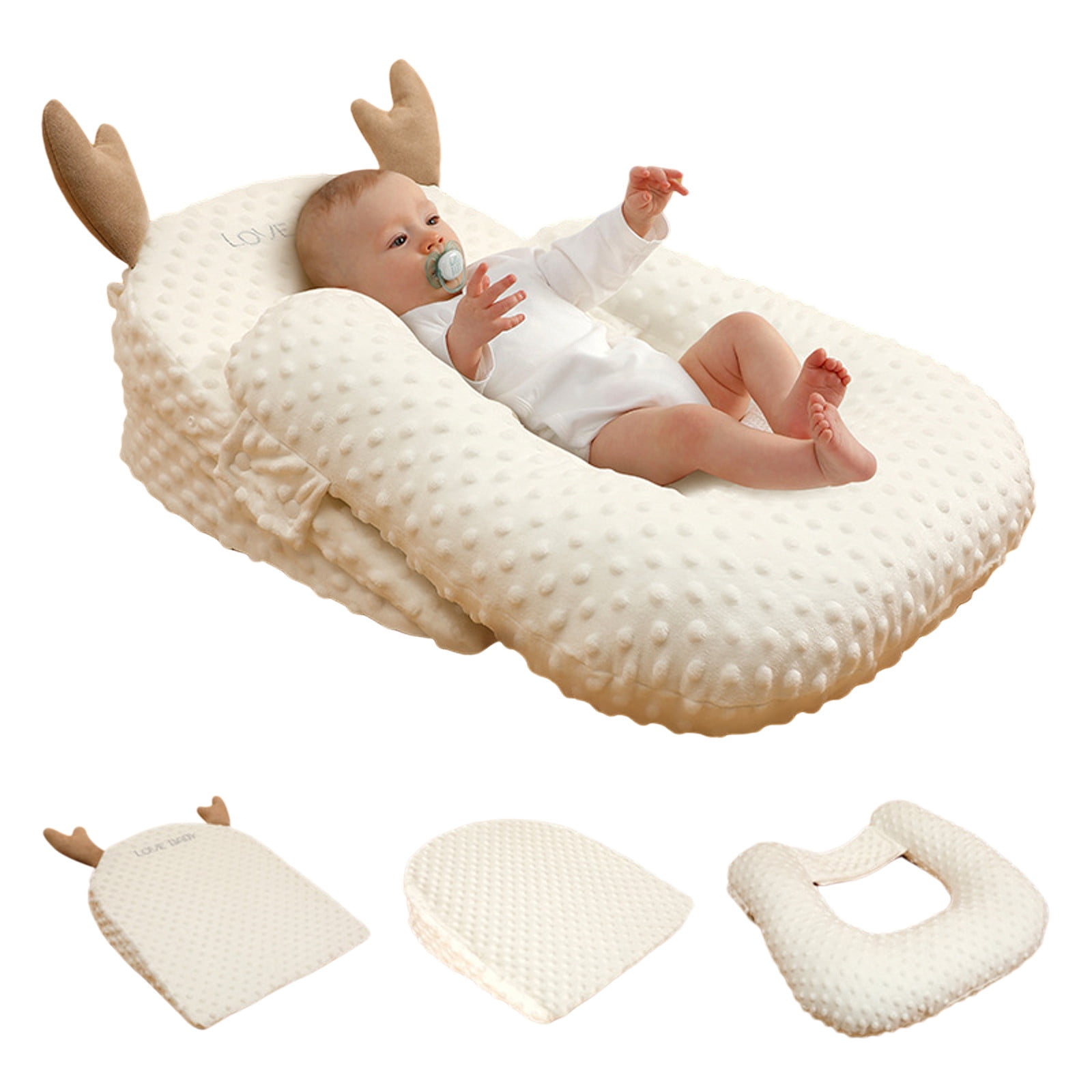 Luo Baby Wedge Chair Cradle Wedge Pillow Reflux Baby Bed Sleeper ...