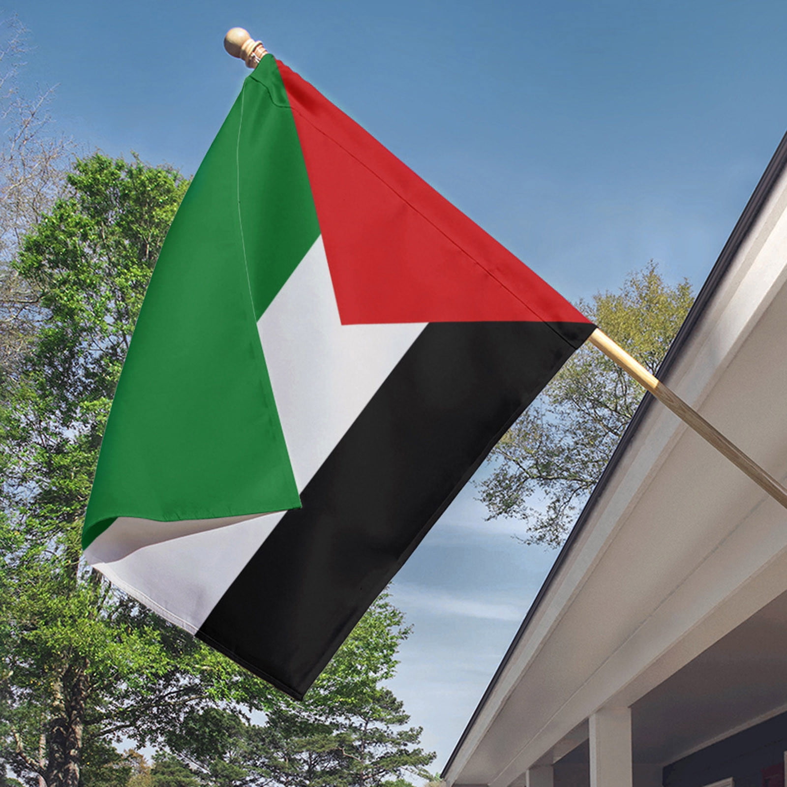 LuoYinDa Christmas Decorations and 3x5 Foot Palestine Flag, Fade ...