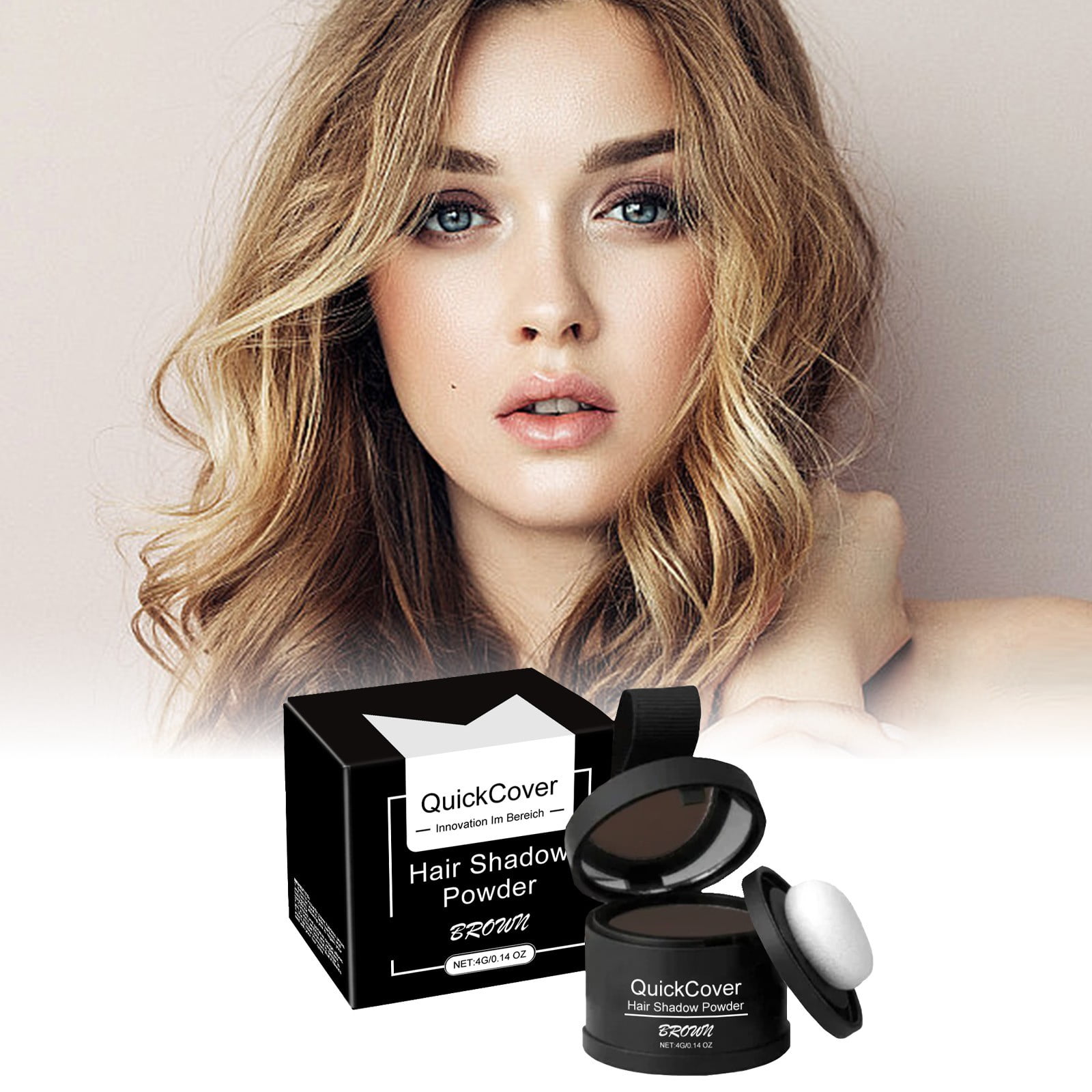 LuoYinDa Hairline Shadow Powder Cover High forehead and Trim Sideburns ...