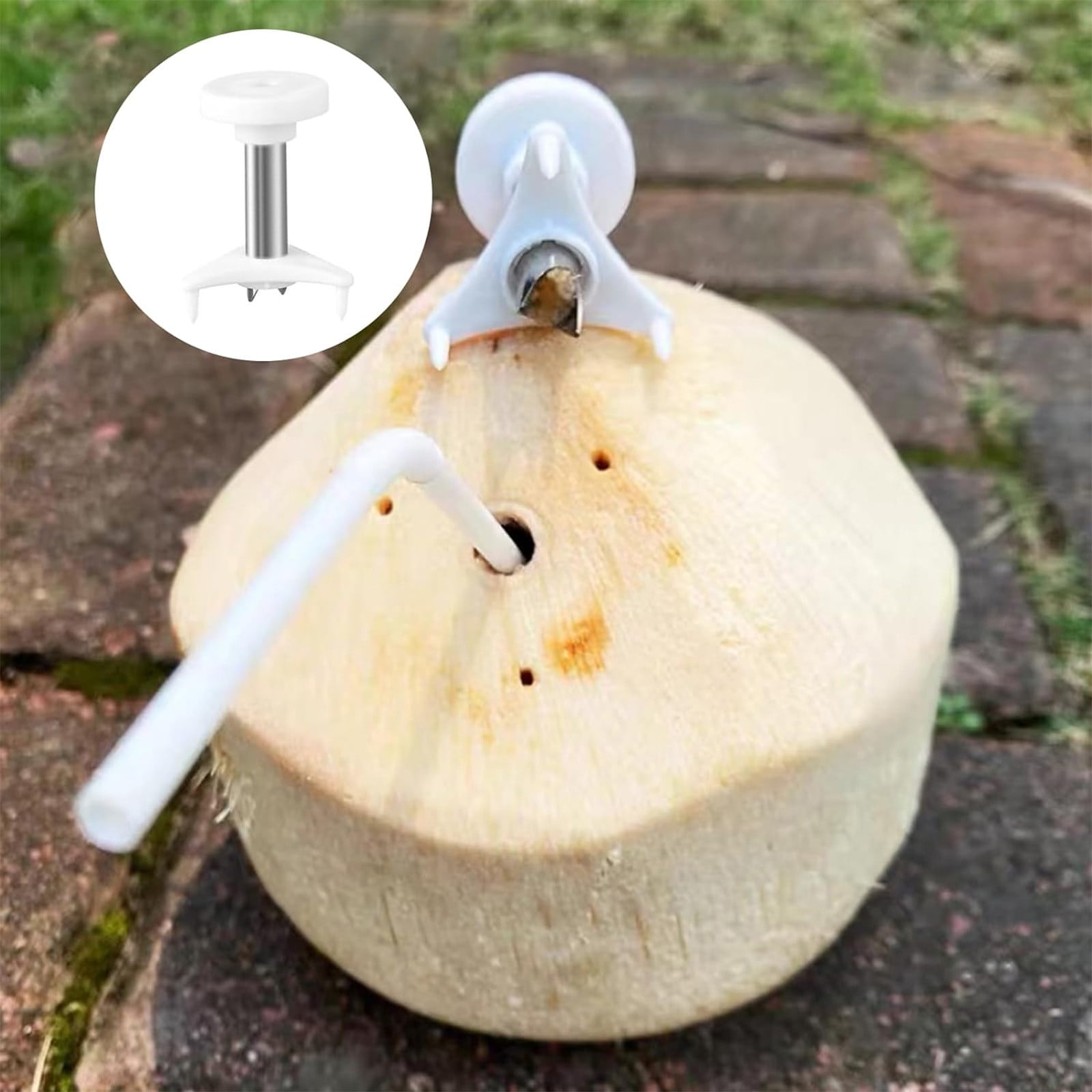 LuoYinDa Left Handed Items for Adults Coconut Opener Tool Stainless ...