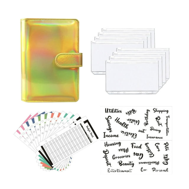 LuoYinDa Lined Paper for Kids Glitzy Ledger Macaron Notebook Budget ...