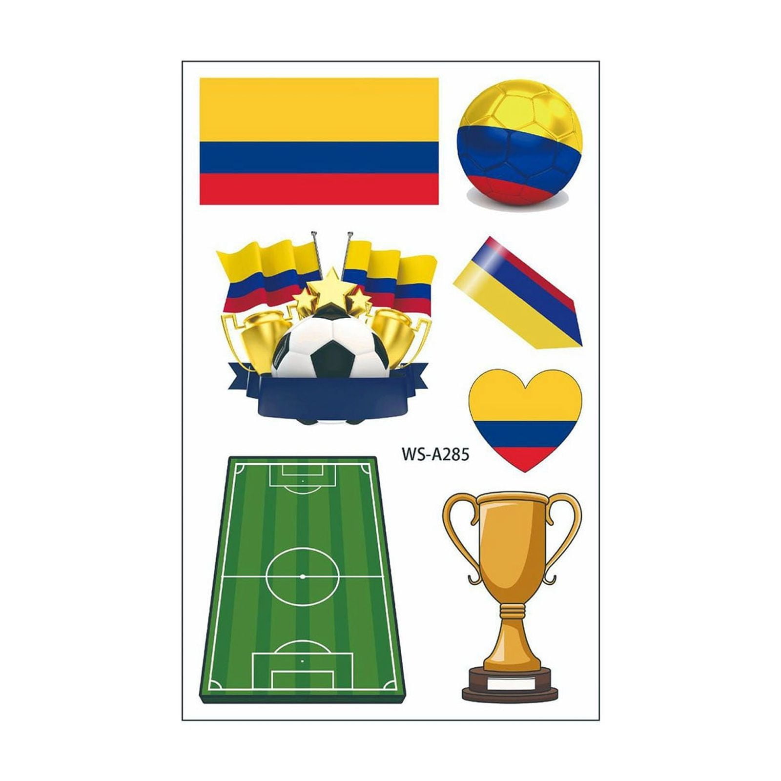LuoYinDa Portable Photo Booth Backdrops Football Cup Sticker and Sweat ...