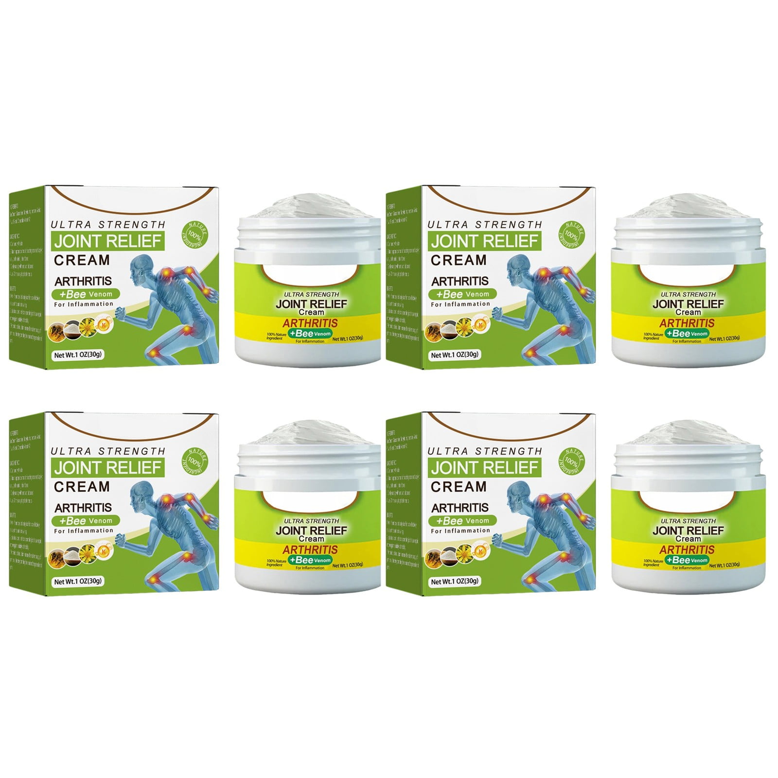 LuoYinDa Rice Face Wash 4PCS Joint and Bone Care Joint Recovery Joint ...